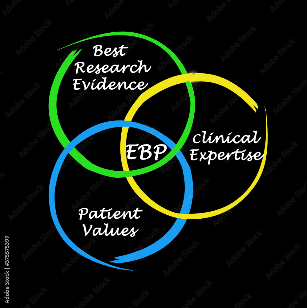 Components of evidence based practice Stock Illustration | Adobe Stock