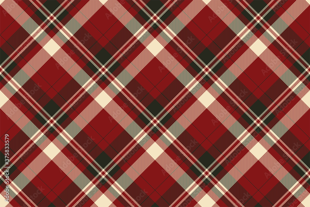 Tartan scotland seamless plaid pattern vector. Retro background fabric ...