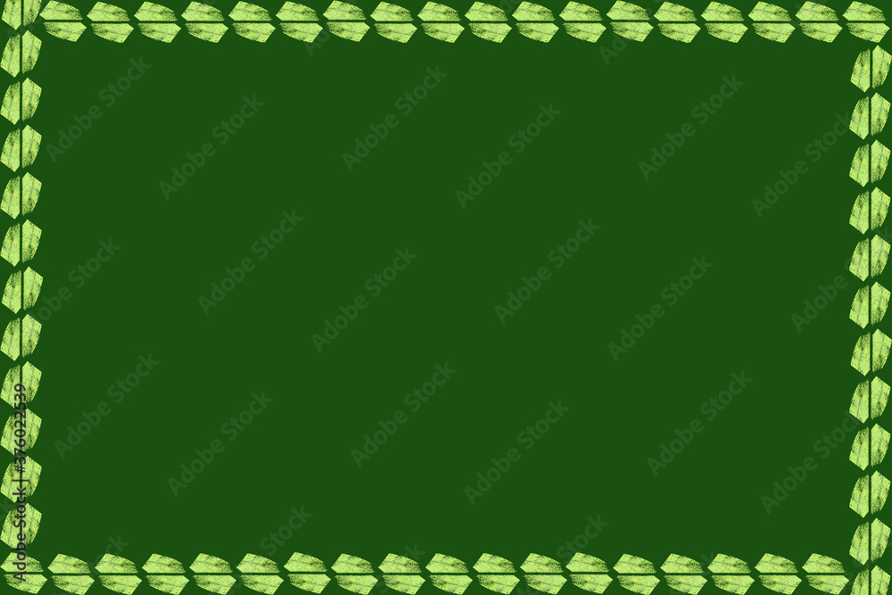 Neon green pattern border design on Dark green background .Abstract ...