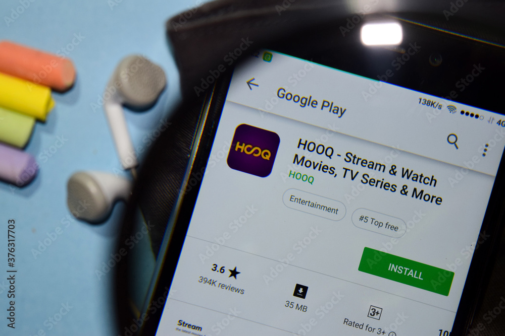HOOQ - Stream & Watch Movies, TV Series & More dev app with magnifying ...