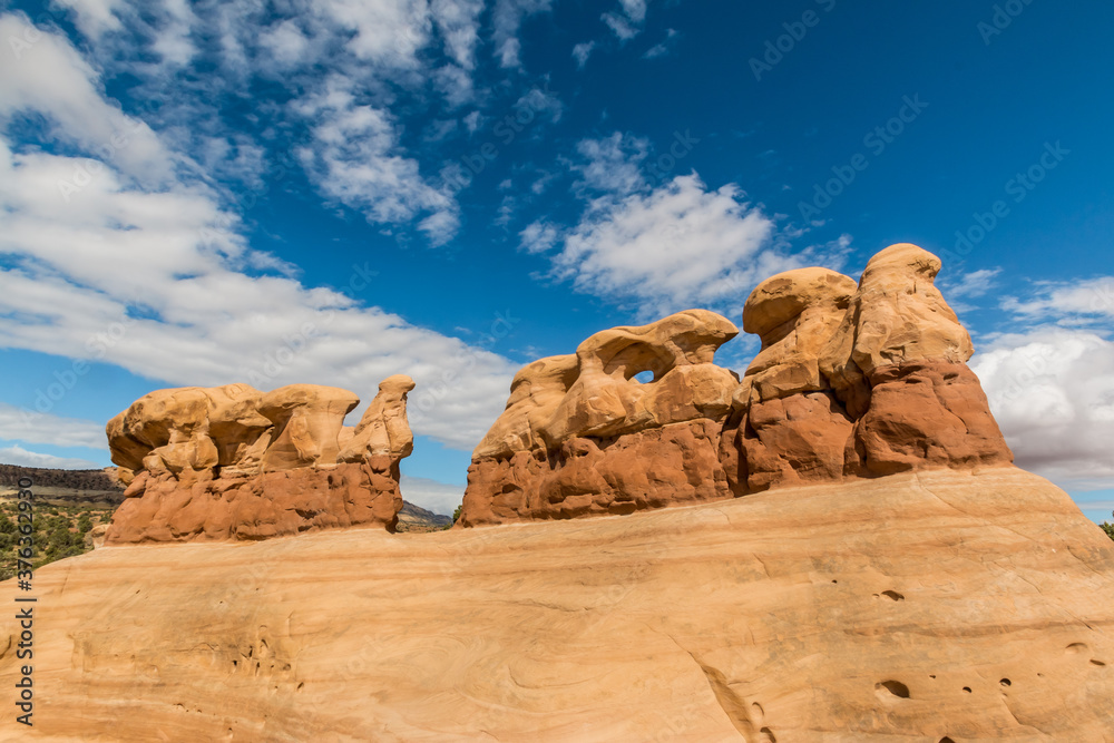 The Marching Trolls Hoodoo at The Devils Rock Garden Amphitheater ...