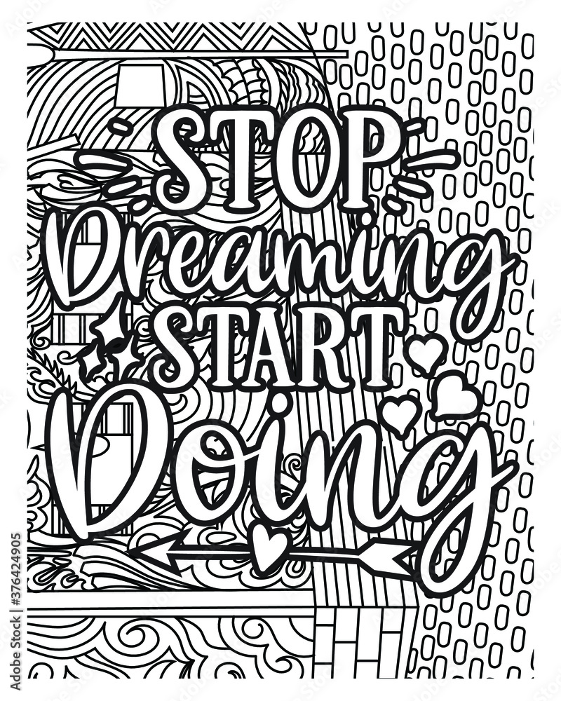 motivational quotes coloring book pages.inspirational quotes coloring ...