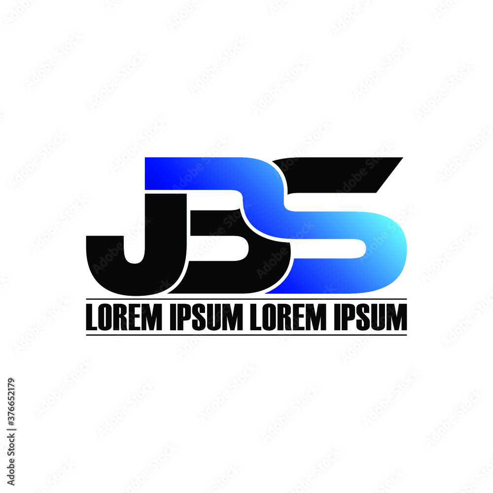 JBS letter monogram logo design vector Stock Vector | Adobe Stock