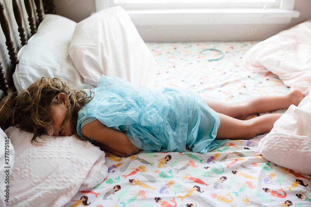 photo of girl sleeping Stock Photo | Adobe Stock