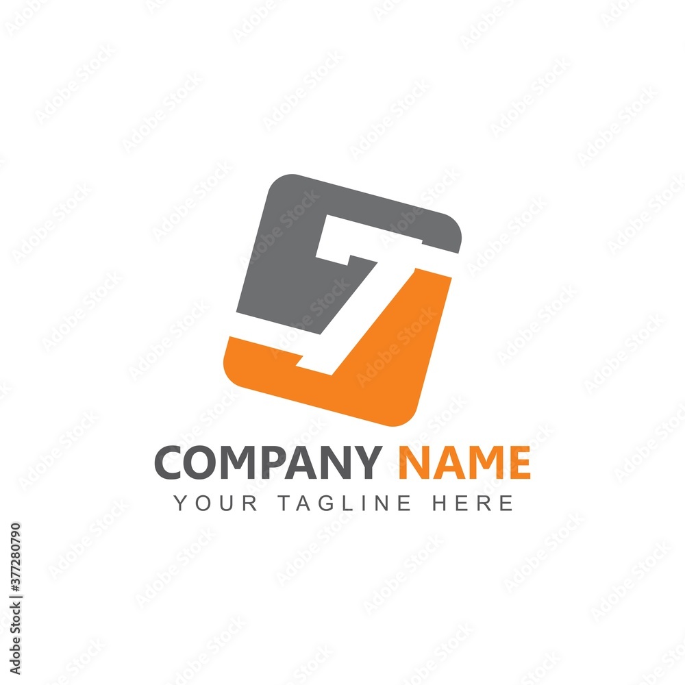 Letter S7 Logo Design Inspiration Stock Vector | Adobe Stock