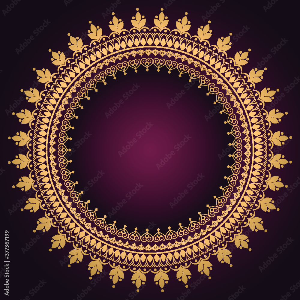 Indian Beautiful mandala background Stock Vector | Adobe Stock