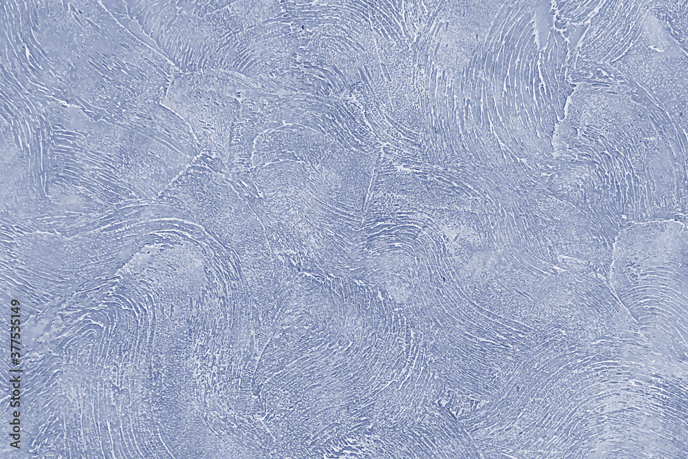 Blue plaster texture wall. Cyan stucco background. Abstract indigo ...