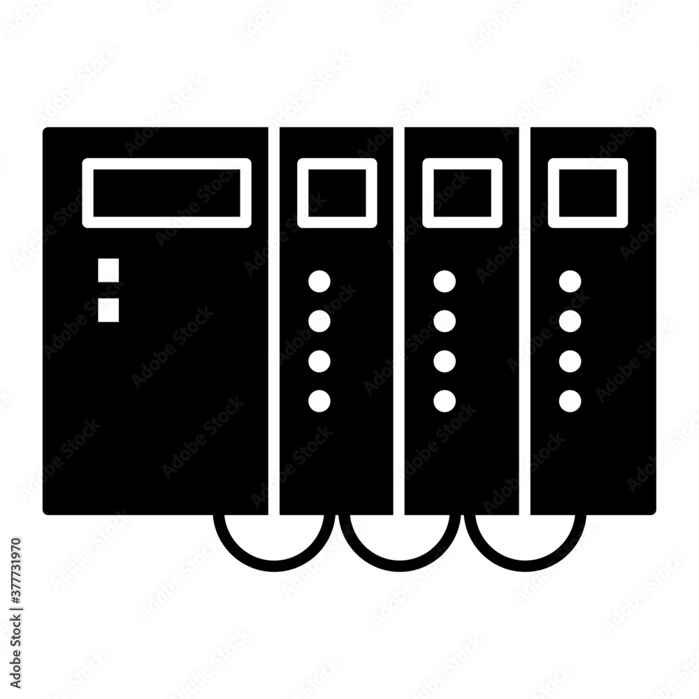 PLC icon Stock Vector | Adobe Stock