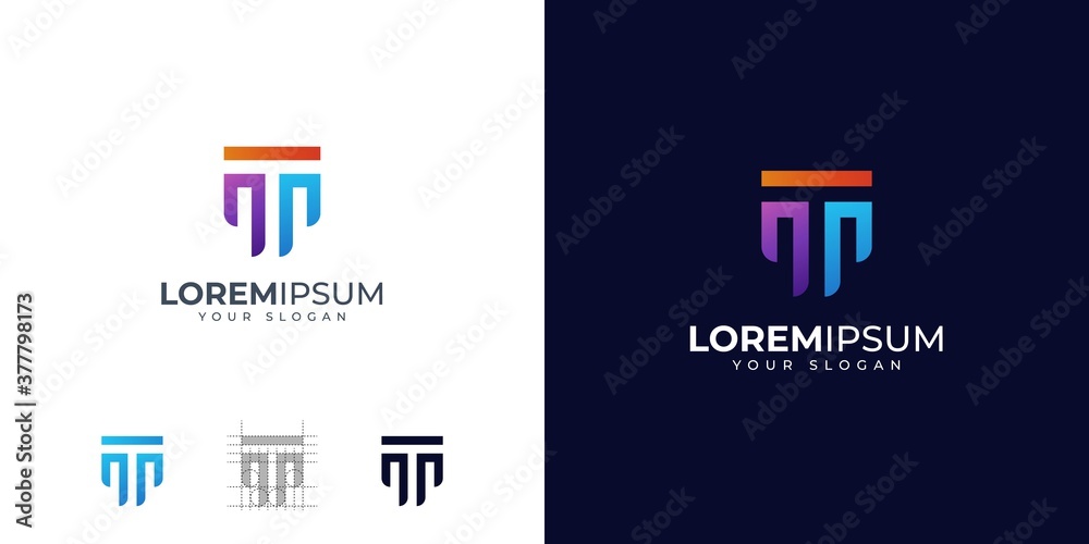 Letter T logo design inspiration Stock Vector | Adobe Stock