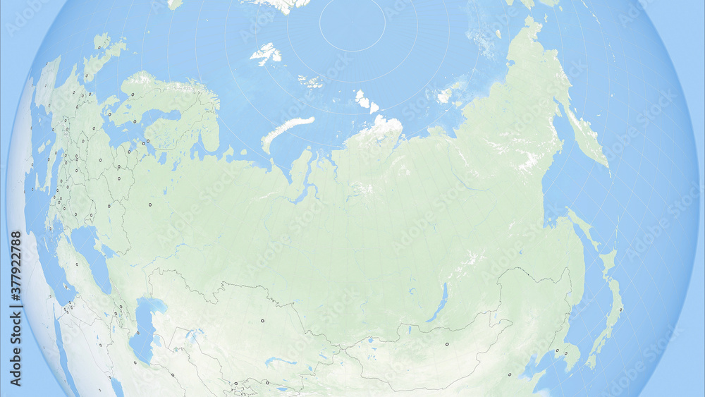 Russia. State Borders and Capitals. Russian Federation - Planet Earth ...