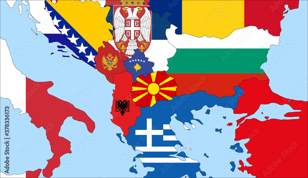Vector de Stock Center the map of North Macedonia. Vector maps showing ...