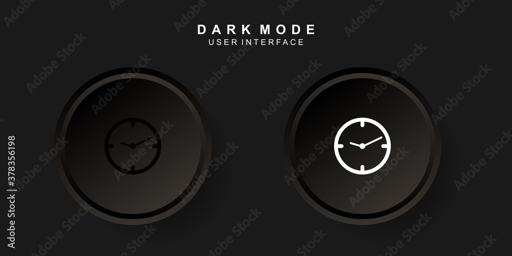 Simple Creative Hour User Interface in Neumorphism Design. Simple ...