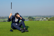 Angry Golf Man Free Stock Photo - Public Domain Pictures