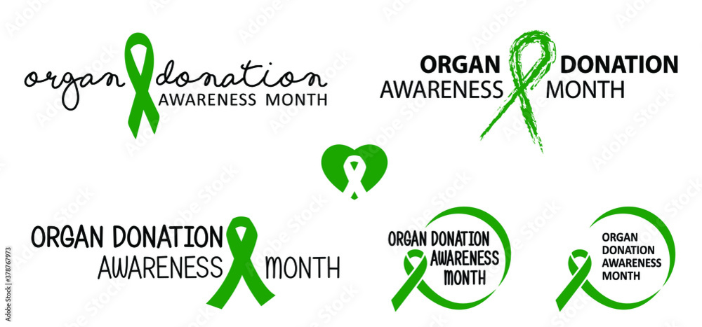 Image vectorielle Stock Organ donation a gift for life awareness month ...