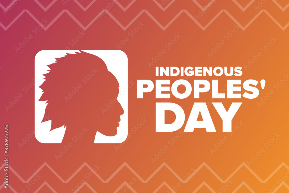 Indigenous Peoples Day. Holiday concept. Template for background ...