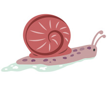 Red Snail Free Stock Photo - Public Domain Pictures