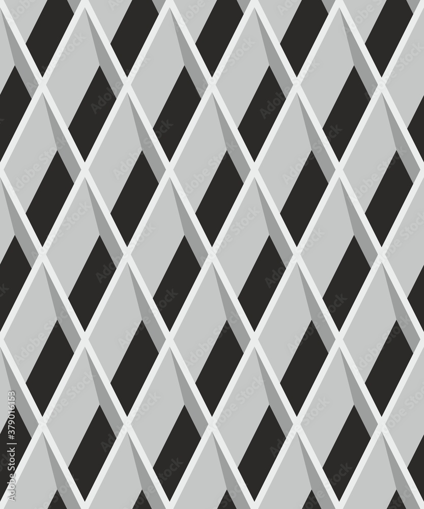 Grating, seamless lattice pattern. Modern design in bauhaus style. Good ...