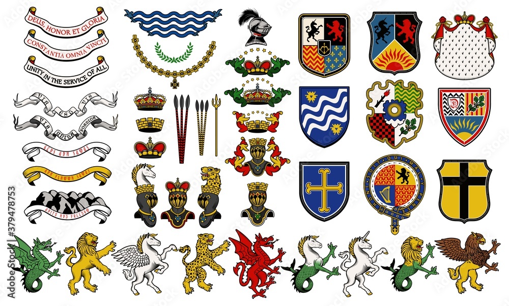 Coat Of Arms Shield Types