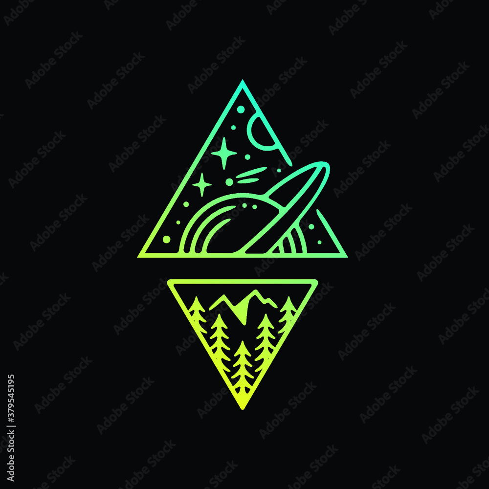 amazing of fine line art, a combination of a simple and a clean, is a ...