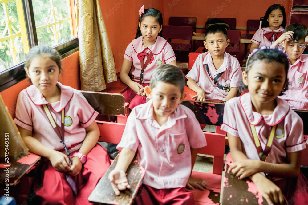 Filipino School Children in Classroom Stock Photo | Adobe Stock