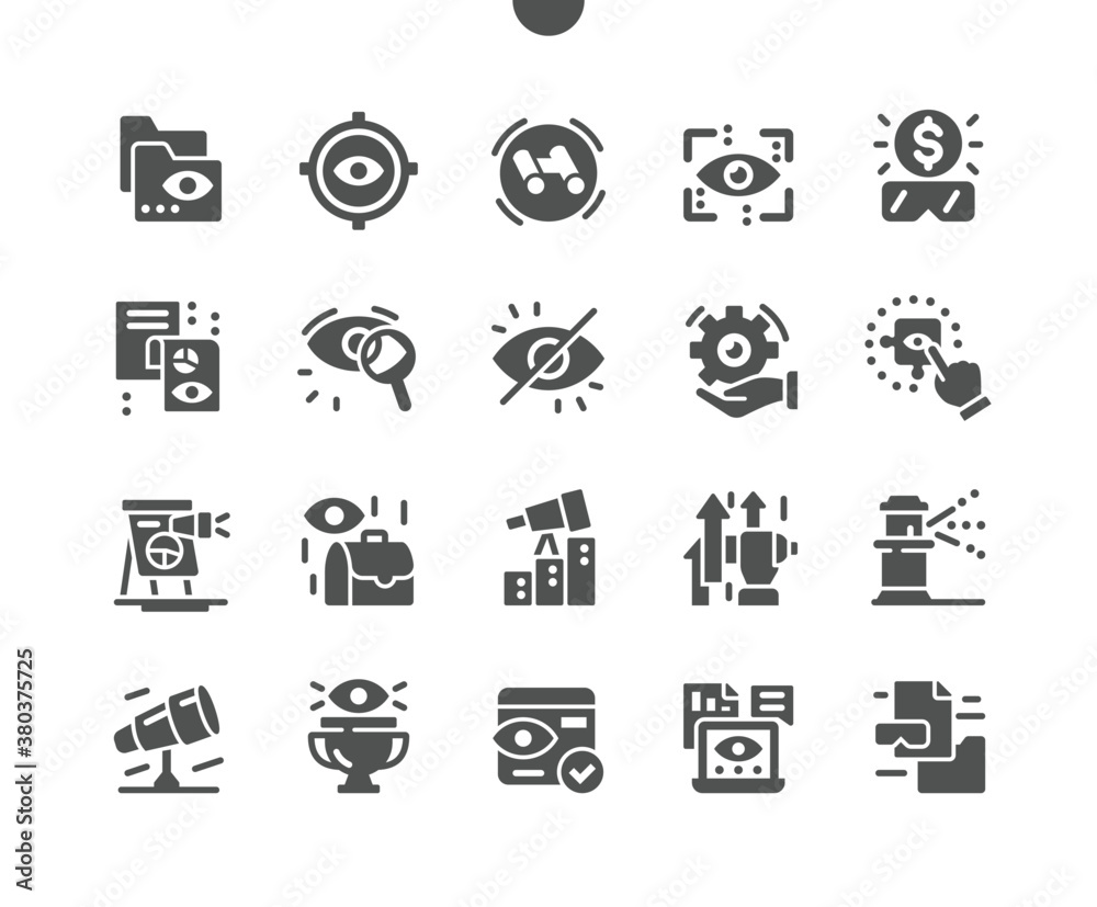 Visualization for mission, vision and values. Business concept ...