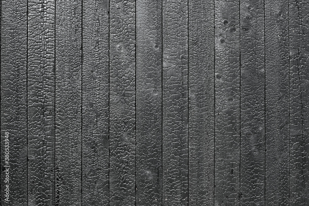 Burnt wooden board texture. Sho-Sugi-Ban Yakisugi is a traditional ...