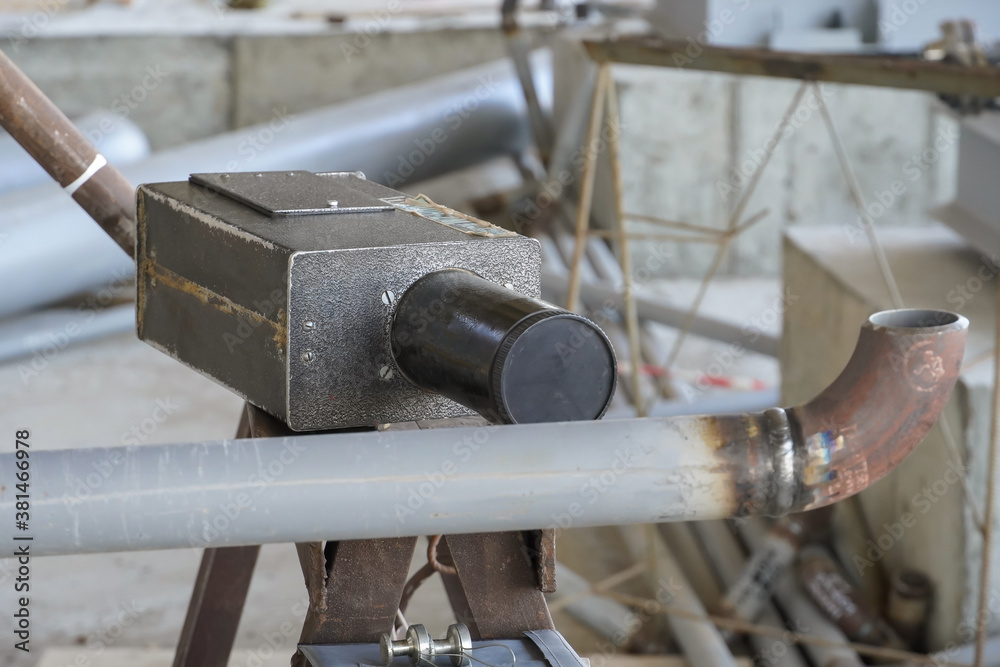"X-ray inspection of welds at a petrochemical enterprise. Welded joints ...