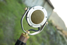 Vintage Microphone Retro Circles Free Stock Photo - Public Domain Pictures