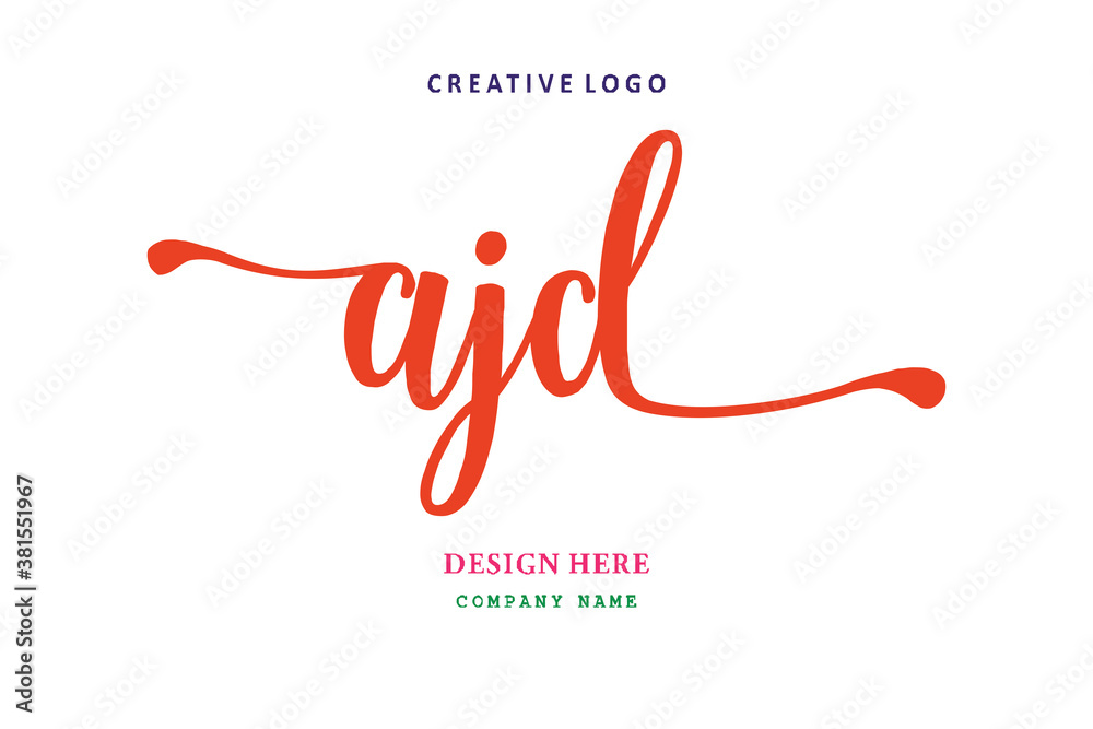 pharmacy logo AJD letter is simple, easy to understand and ...