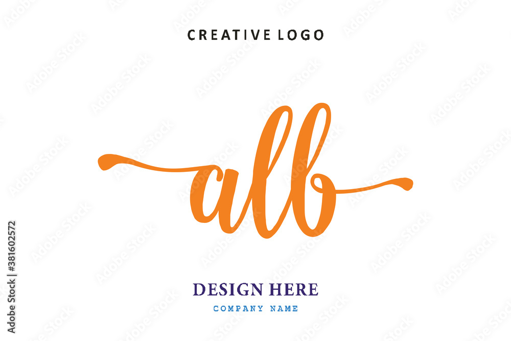 pharmacy logo letter ALB is simple, easy to understand and ...