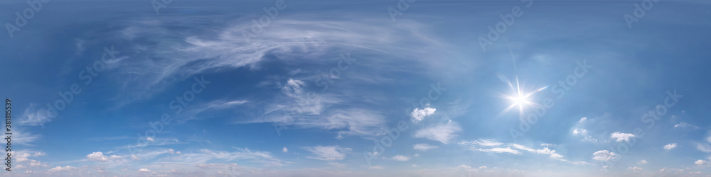 360 panoramic sky