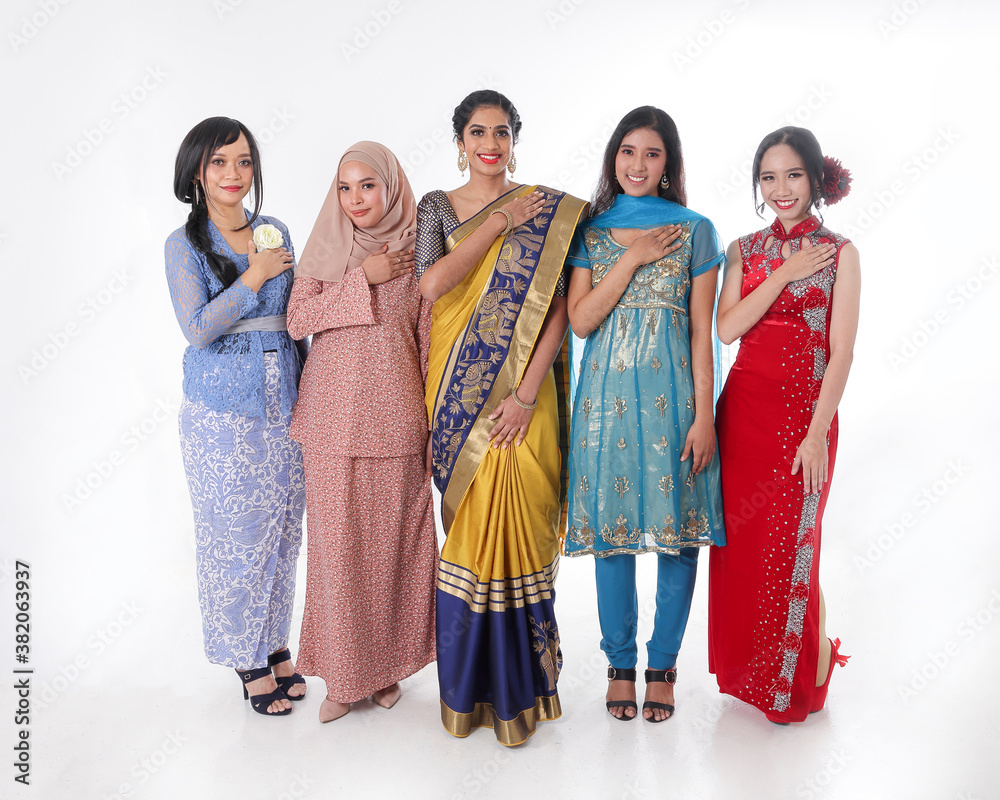 Indian Malaysian Chinese Clothing