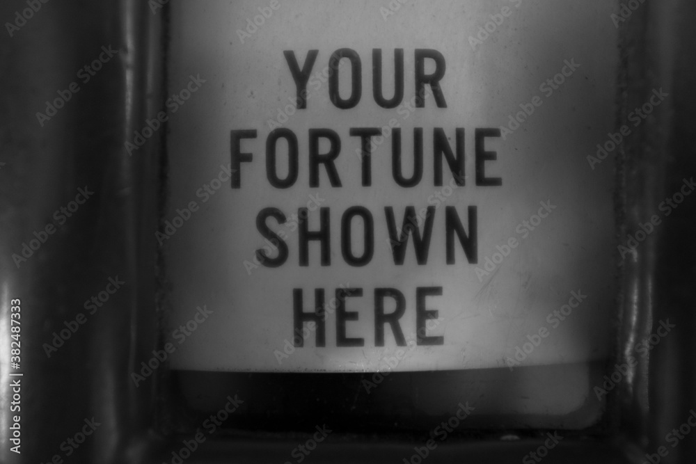 Your Fortune Shown Here Stock Photo | Adobe Stock