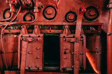 Inside The Cab Of A Steam Engine Free Stock Photo - Public Domain Pictures