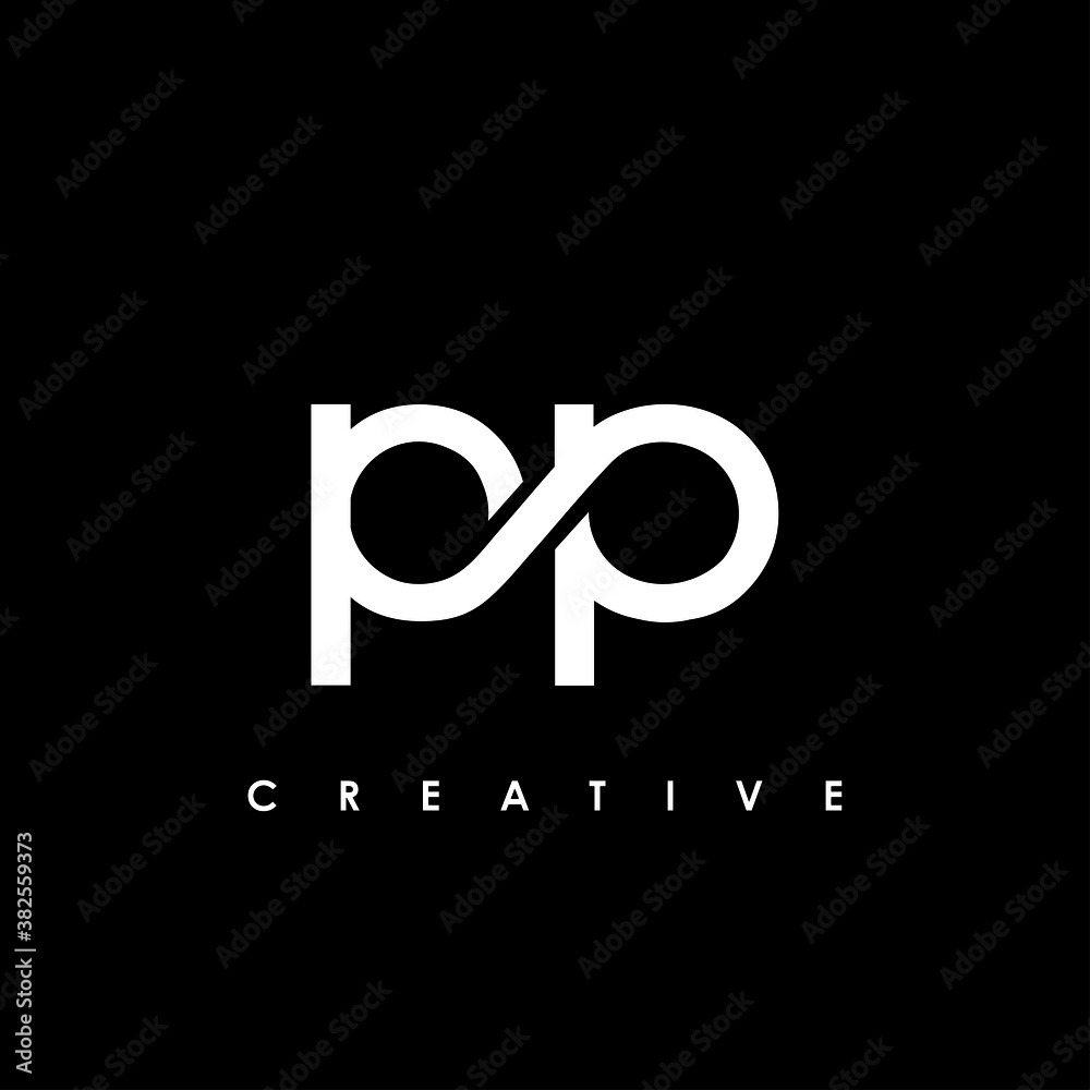PP Letter Initial Logo Design Template Vector Illustration Stock Vector ...