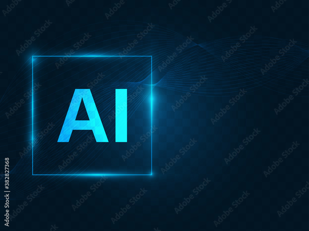 Abstract futuristic digital and technology on dark blue color ...