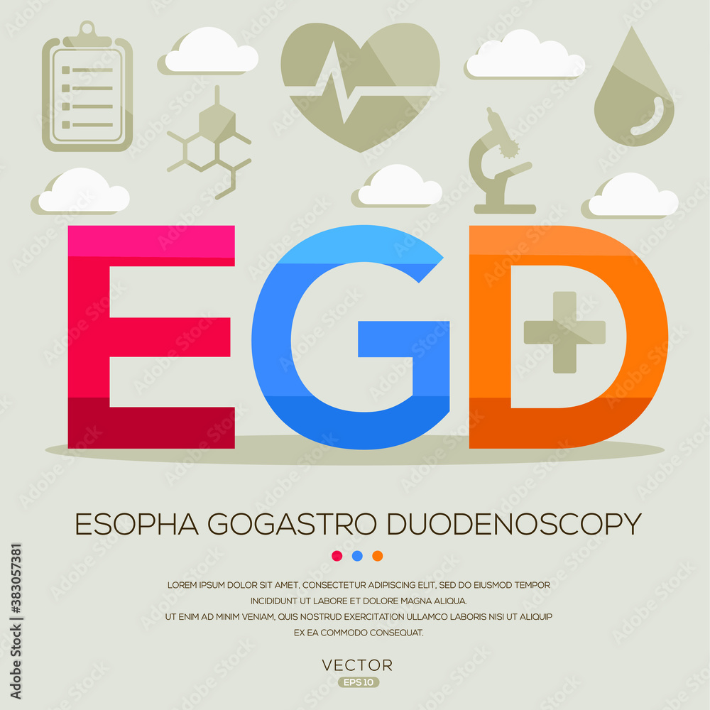 EGD mean(Esophagogastroduodenoscopy) medical acronyms ,letters and ...