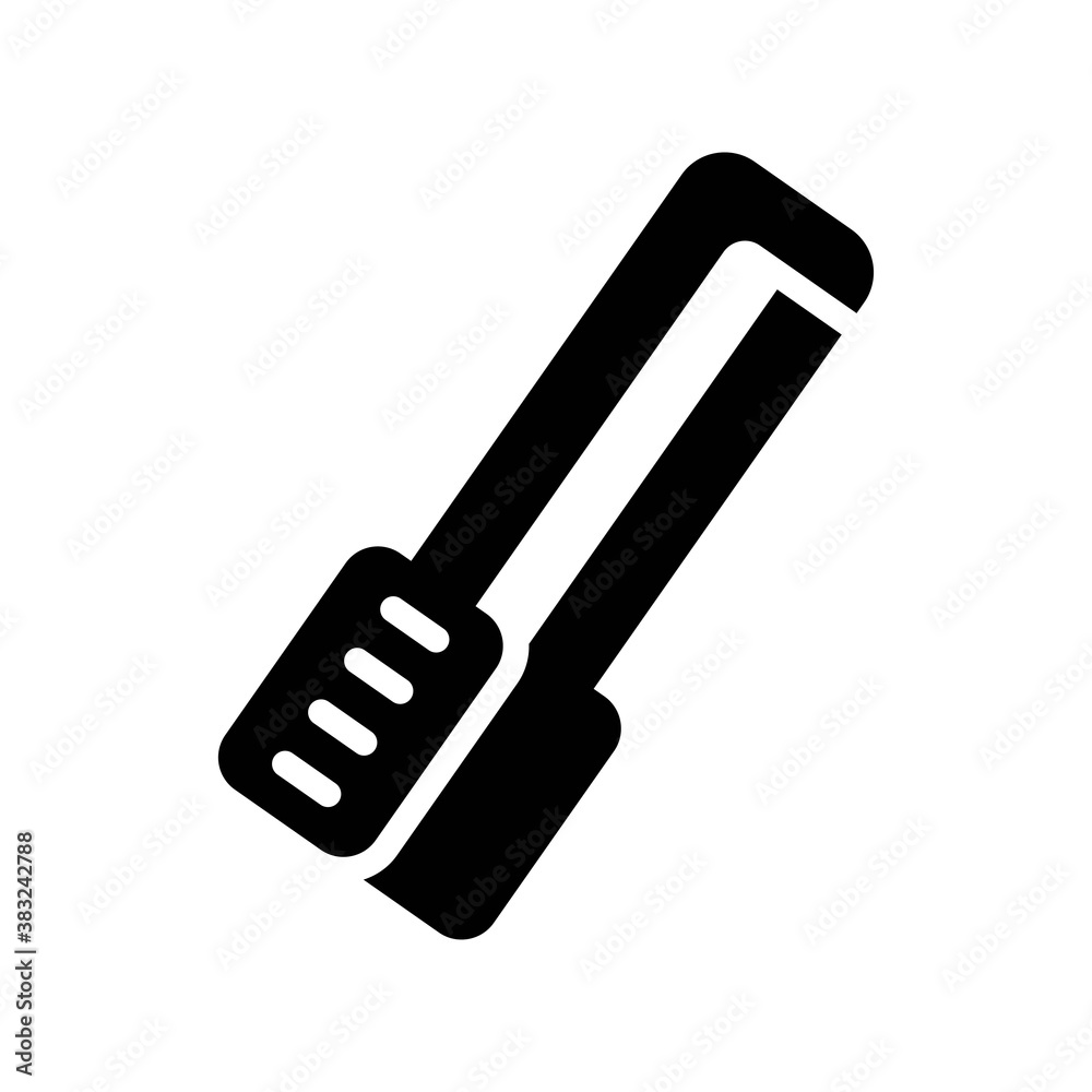 bakery shop icons related tong use for bakery shop vectors in solid ...