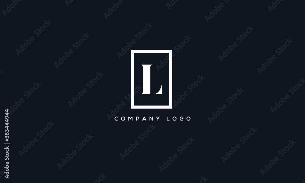 Alphabet letter icon logo L Stock Vector | Adobe Stock
