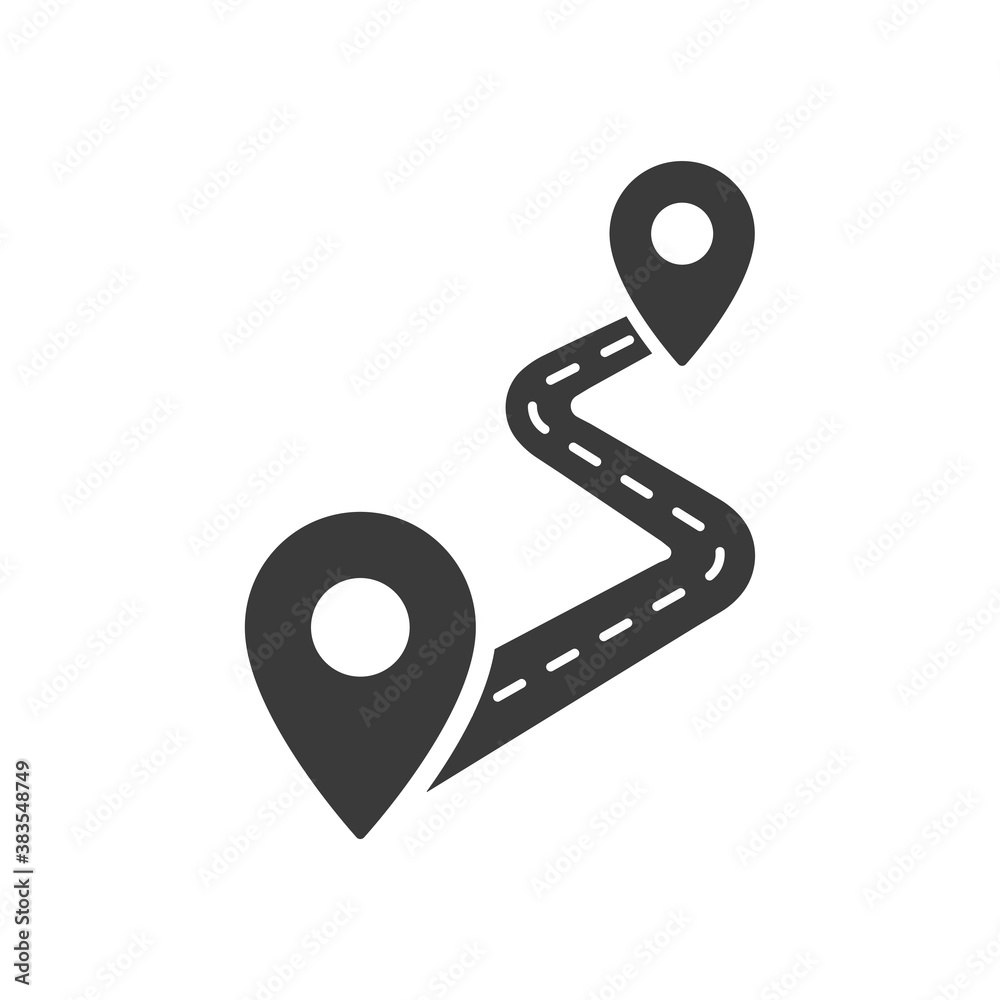 roadmaps icon vector images Stock Vector | Adobe Stock