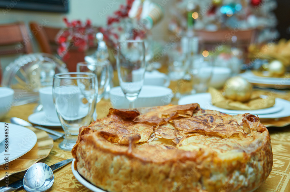 Timballo typical Italian food based on secret family recipe handed down ...