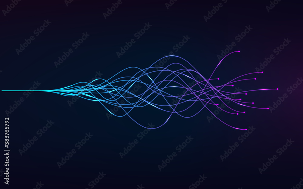 ai - artificial intelligence and deep learning concept of neural ...