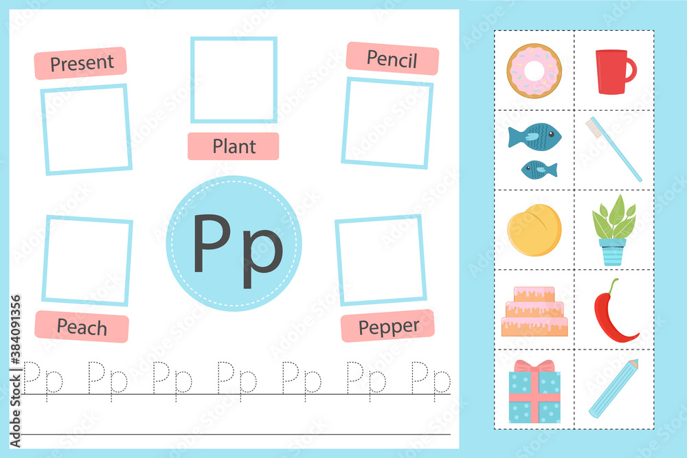 Alphabet tracing worksheet for preschool and kindergarten. Writing ...