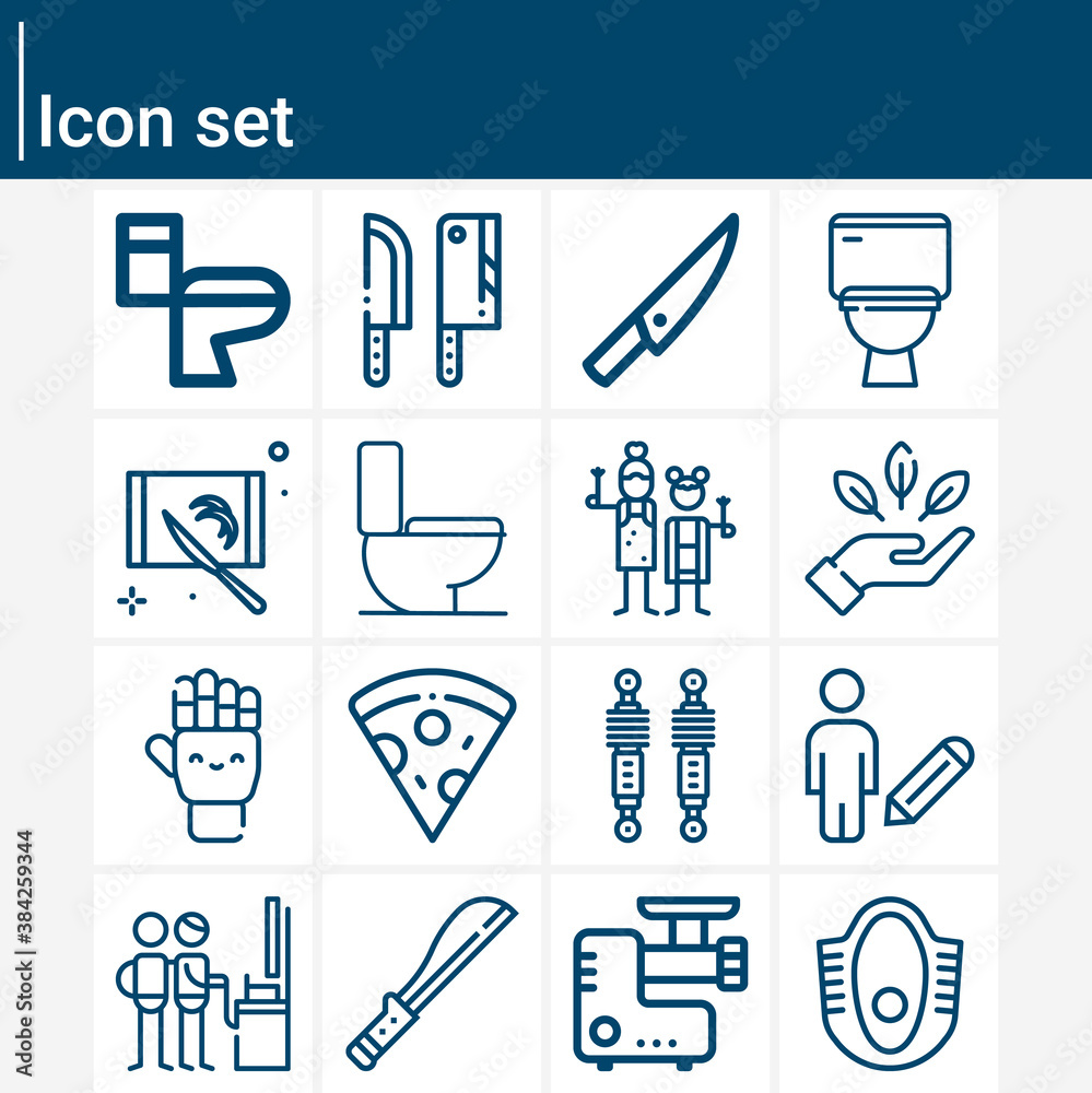 Simple set of wound related lineal icons. Stock Vector | Adobe Stock