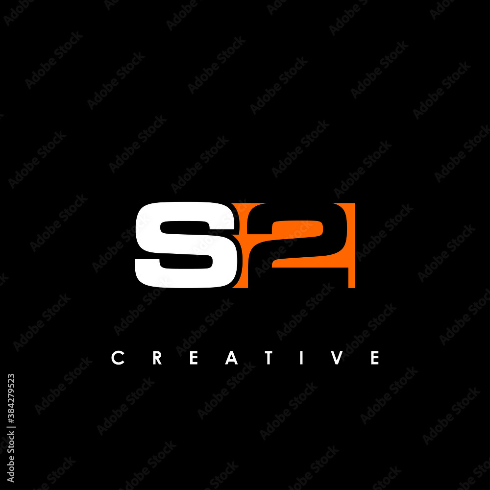 S2 Letter Initial Logo Design Template Vector Illustration Stock Vector ...