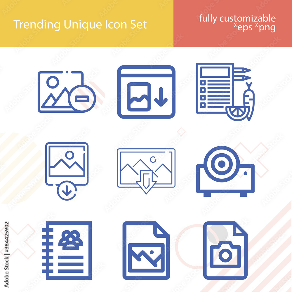 Simple set of lumbar related lineal icons. Stock Vector | Adobe Stock
