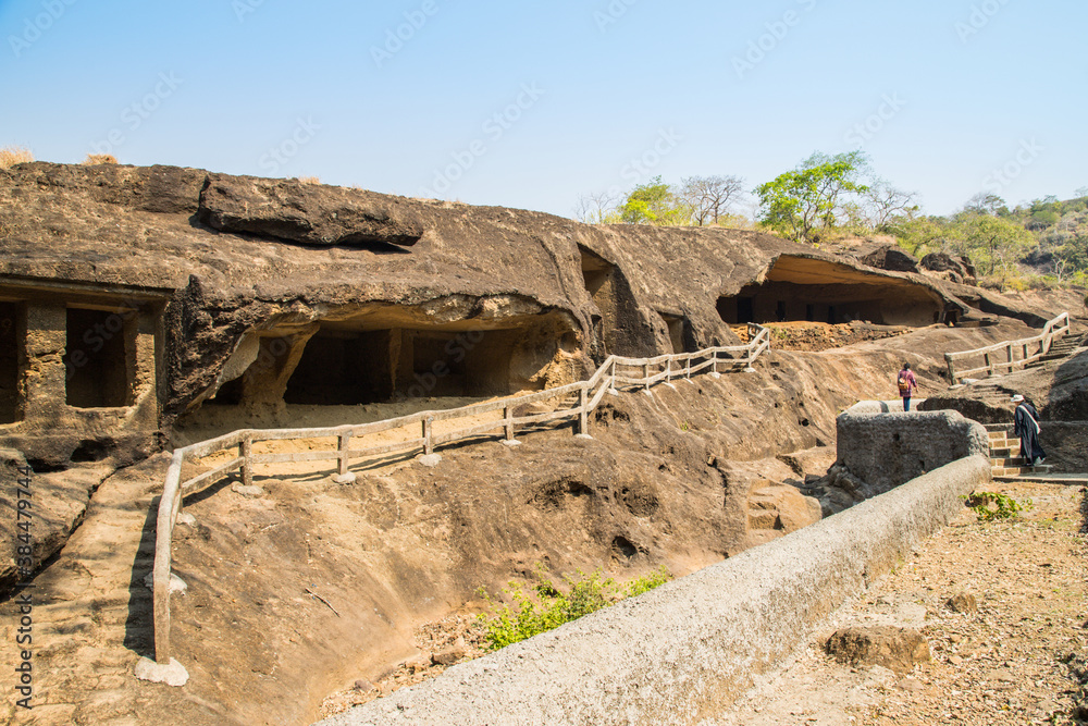 Kanheri Caves, dating from the 1st century BC to the 10th century CE ...