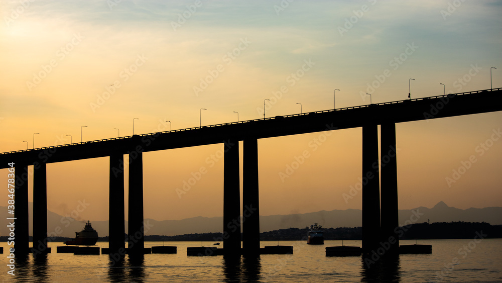 The Presidente Costa e Silva Bridge, better known as the Rio – Niterói ...