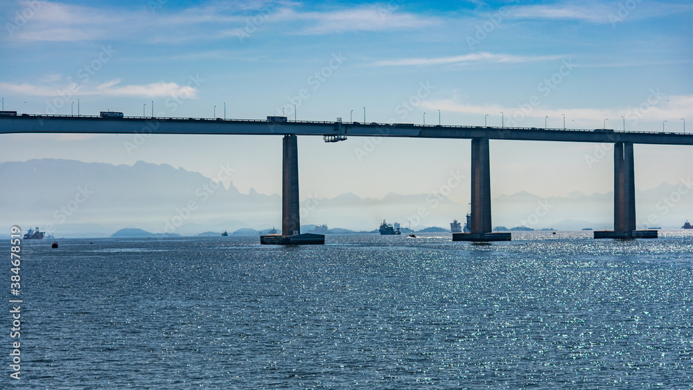 The Presidente Costa e Silva Bridge, better known as the Rio – Niterói ...