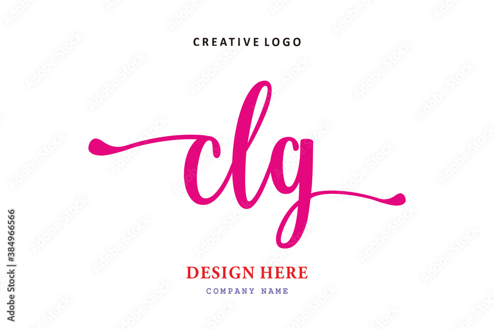 simple CLG letter arrangement logo is easy to understand, simple and ...